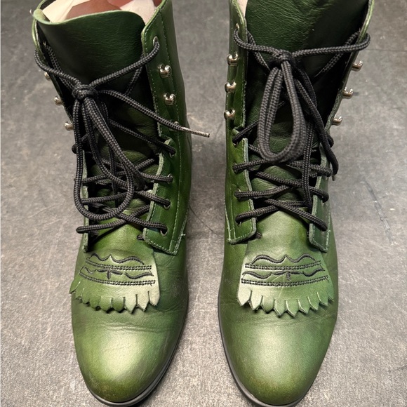 Ariat | Shoes | Vintage Ariat Green Combat Moto Riding Boots | Poshmark